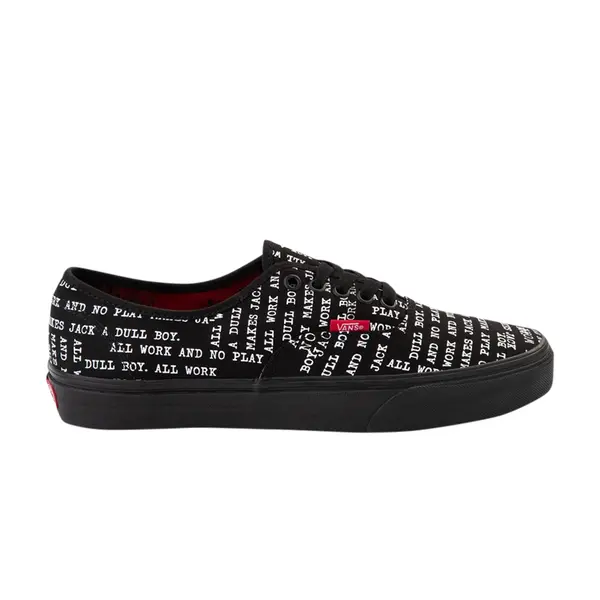 VANS X The Shining House Of Terror Authentic Sneakers - Black