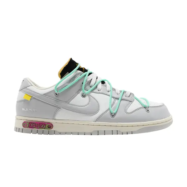 Nike Off- X Dunk Low 'lot 04 Of 50 - White