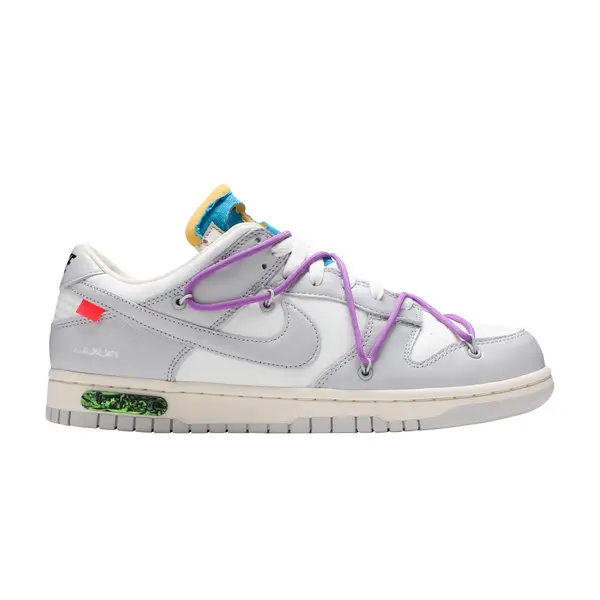 Nike Off- X Dunk Low 'lot 47 Of 50 - White