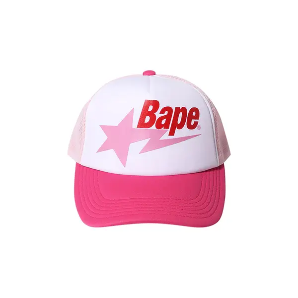 A BATHING APE Sta Mesh Cap - Pink