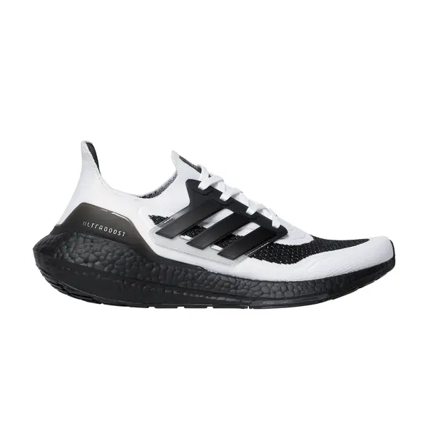 adidas gazelle silver green womens Adidas Women's Ultraboost 21 Crystal White / Crystal White / Acid Orange  Running Shoes main image 0