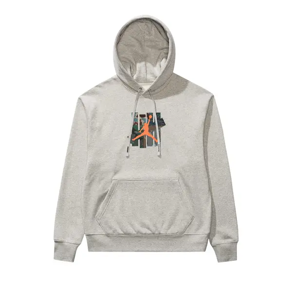 JORDAN X Undefeated Strikes Hoodie - Grey