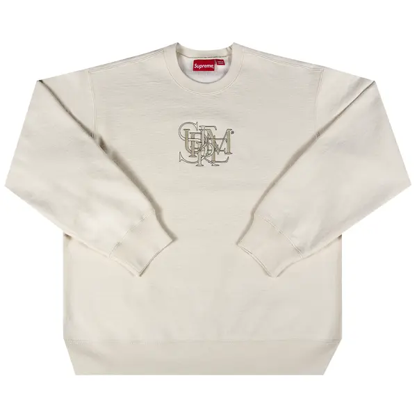 Supreme Overlap Crewneck - Cream
