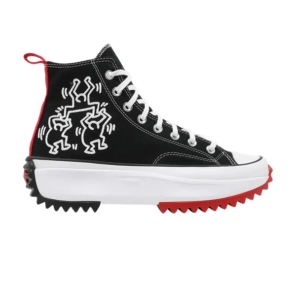 CONVERSE Keith Haring Run Star Hike High-top Sneakers - Black