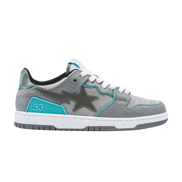 A BATHING APE Wmns Sk8 Sta #2 L Sneakers - Grey