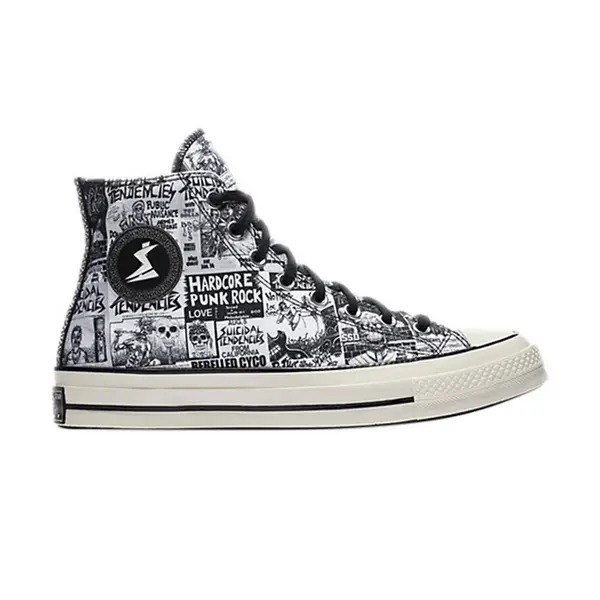 CONVERSE Suicidal Tendencies X Chuck 70 Hi Sneakers - White