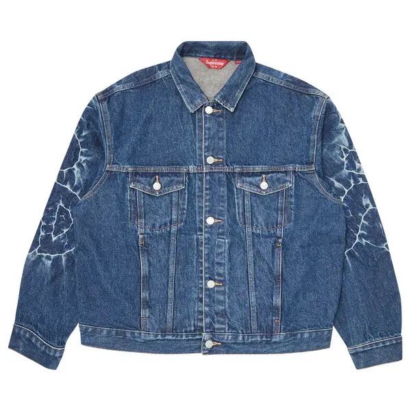 Supreme Shibori Denim Trucker Jacket