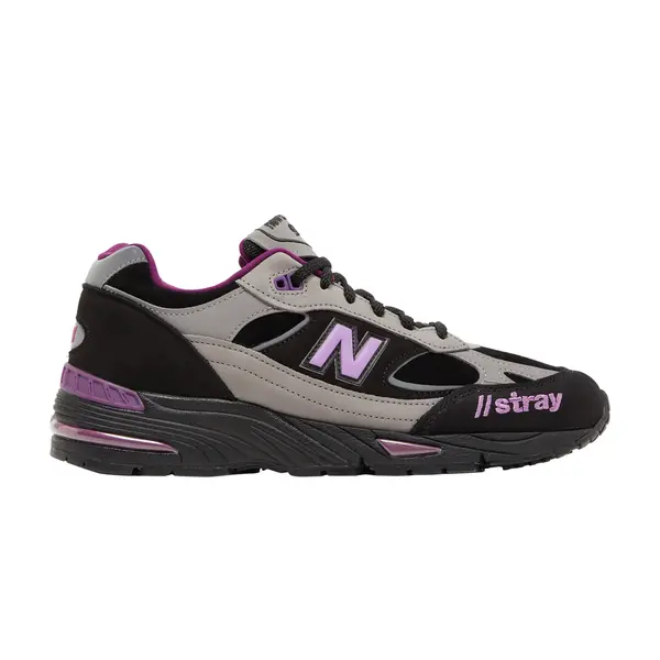 NEW BALANCE Stray Rats X 991 Made In England Sneakers - Black