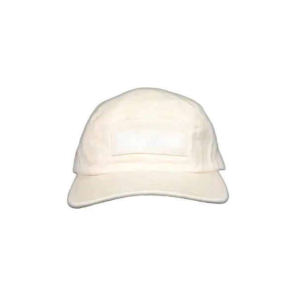Supreme Washed Chino Twill Camp Cap - White