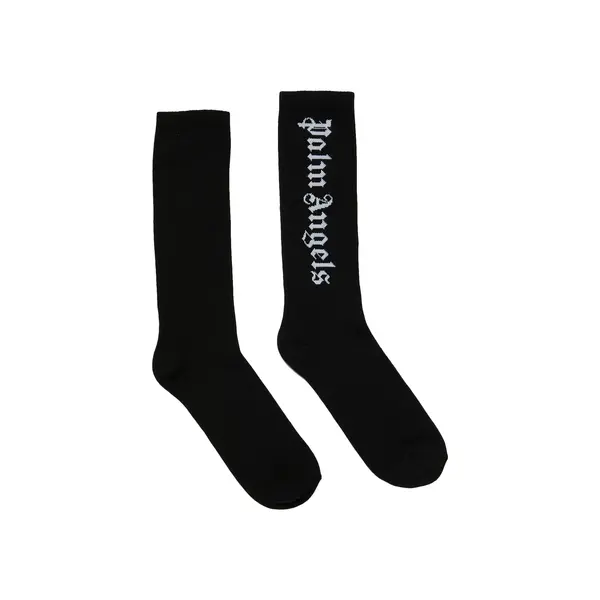 Palm Angels Classic Logo Socks - Black