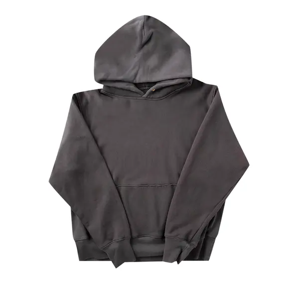 LES TIEN Cropped Hoodie - Black