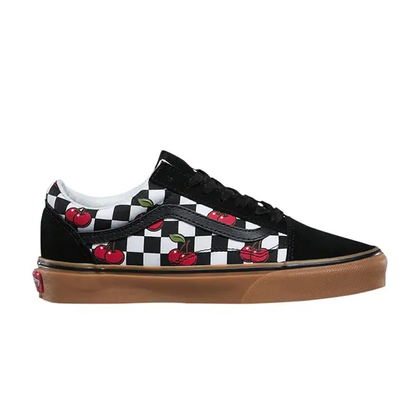 VANS Old Skool Cherry Checker Sneakers - Black