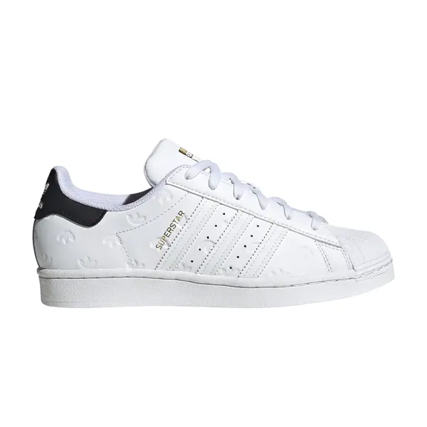 Adidas Superstar Allover Debossed Trefoils Sneakers - White