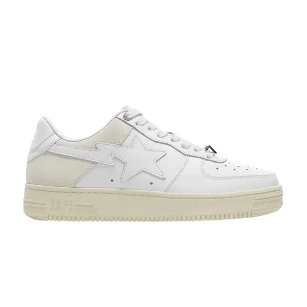 A BATHING APE Bapesta Low - White