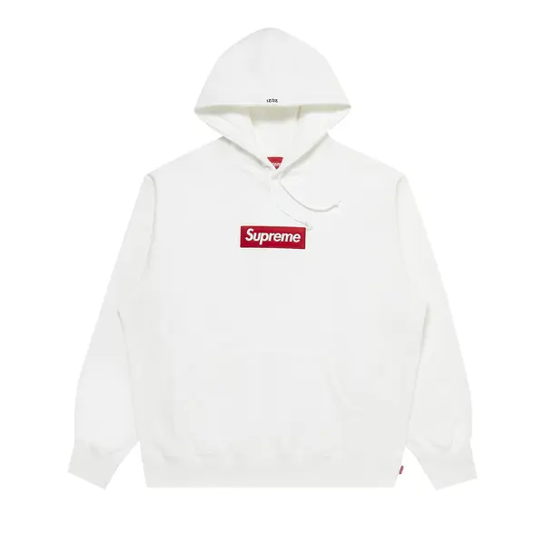 Supreme Box Logo Hooded Sweatshirt - White