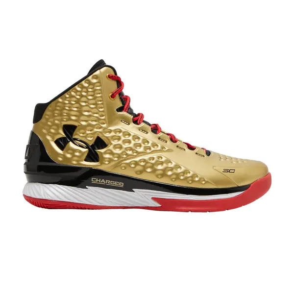 Under Armour Curry Retro 'All American' Sneakers Gold