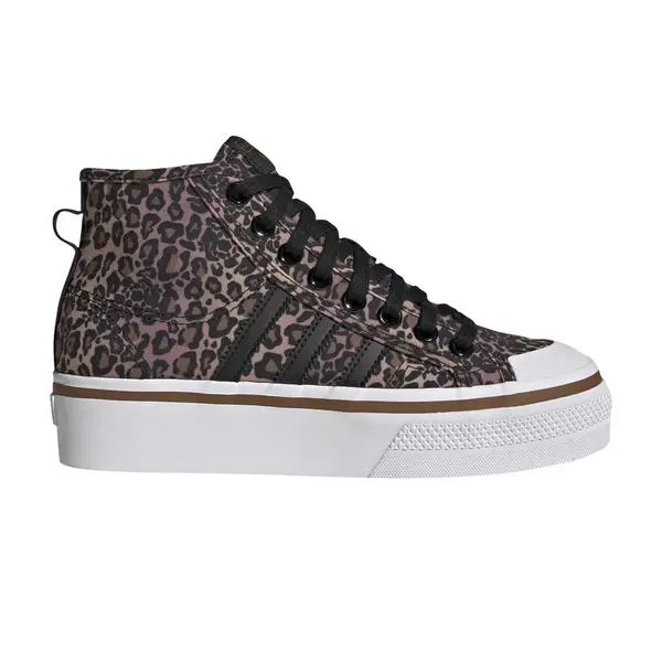 Adidas Originals Nizza Platform Mid Sneaker - Black | Editorialist