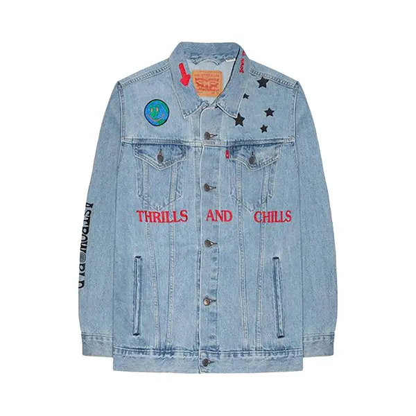 CACTUS JACK BY TRAVIS SCOTT Astroworld X Levi's Denim Jacket