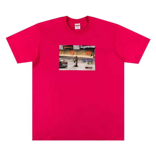 Supreme X Thrasher Game Tee - Pink