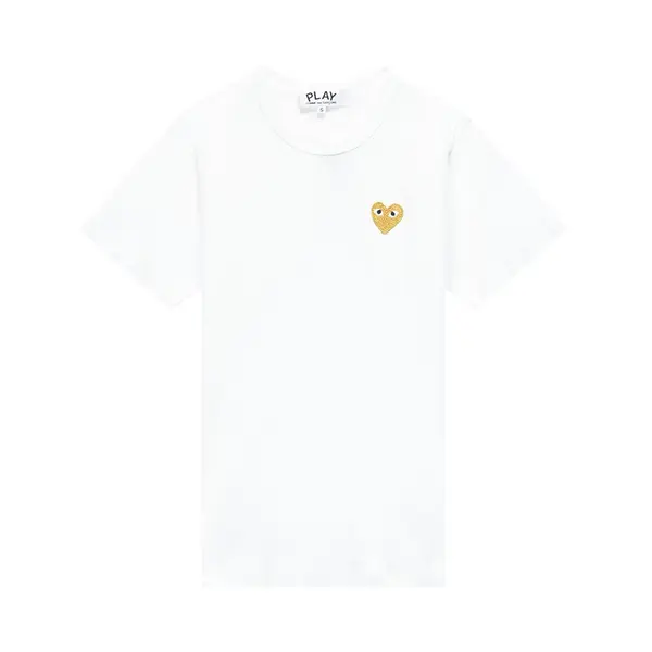 Play Comme Des Garcon Mini Heart Tee - White