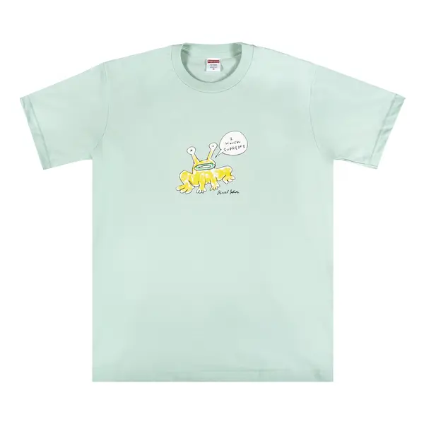 Supreme X Daniel Johnston Frog Tee 'light - Teal
