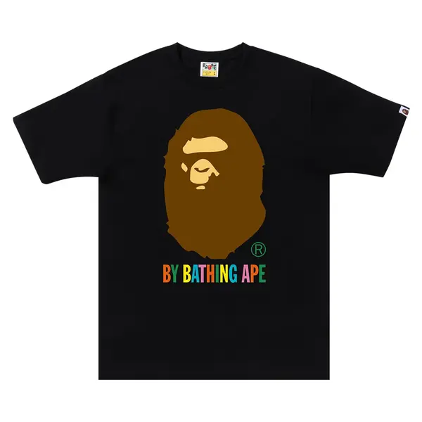 A BATHING APE Colors Bathing Ape Tee - Black