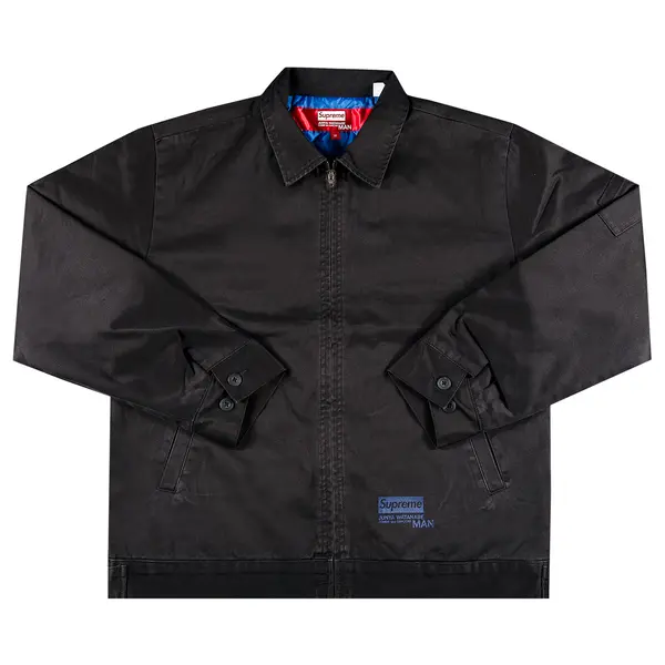 Supreme X Junya Watanabe X Comme Des Garçons Printed Work Jacket - Black