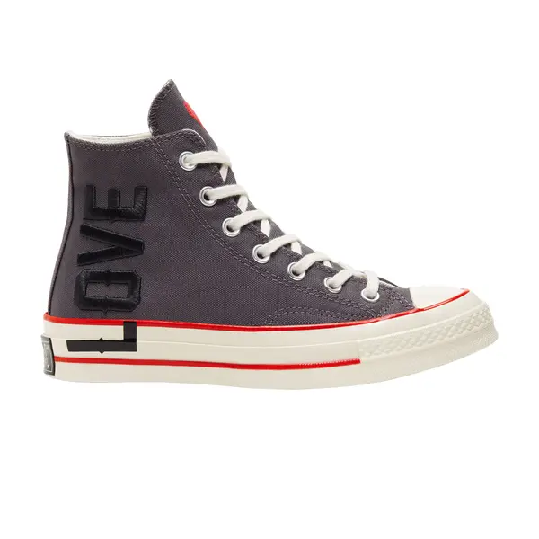 CONVERSE Chuck 70 High 'love Fearlessly' Sneakers - Grey