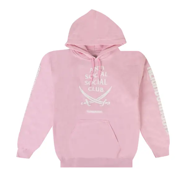 ANTI SOCIAL SOCIAL CLUB X Neighborhood 6ix Hooded Sweatshirt - Pink