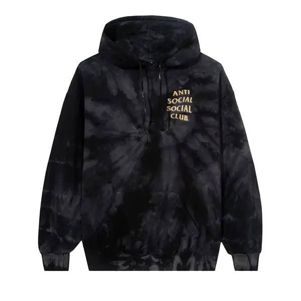 ANTI SOCIAL SOCIAL CLUB Effections Hoodie Tie Dye - Black