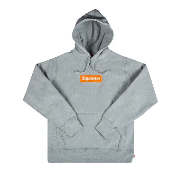Supreme Box Logo Hooded Sweatshirt - Grey