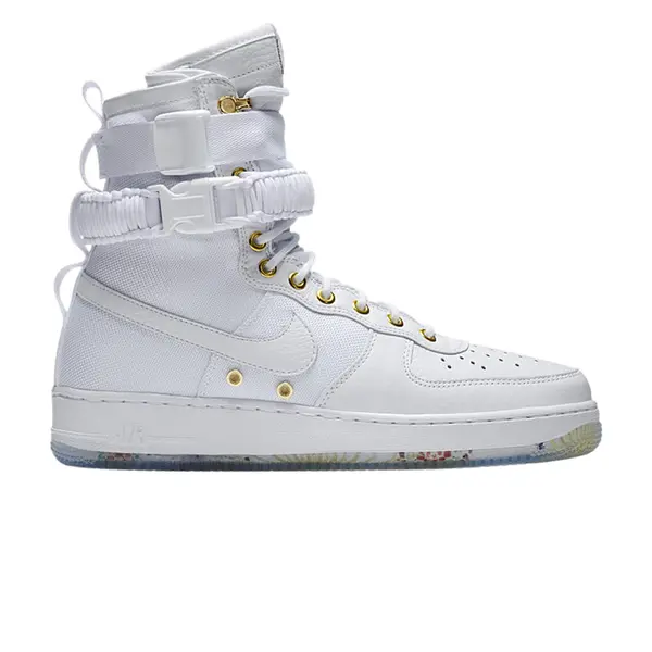 Nike Sf Air Force 1 'lny' High-top Sneakers - White