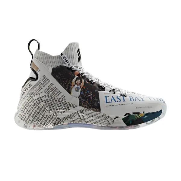 ANTA East Bay Times X Kt4 'newspaper' High Top Sneakers