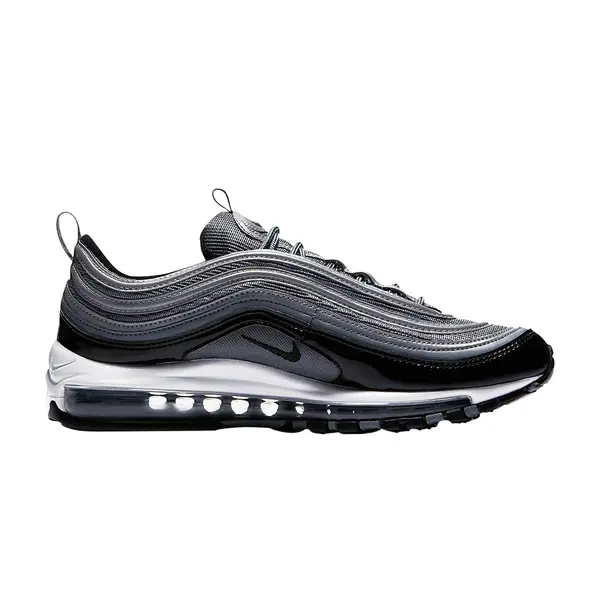 Nike Air Max 97 'Patent Leather' Sneakers Grey Editorialist