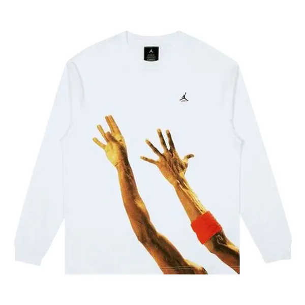 JORDAN X Union La The J Long-sleeve T-shirt - White