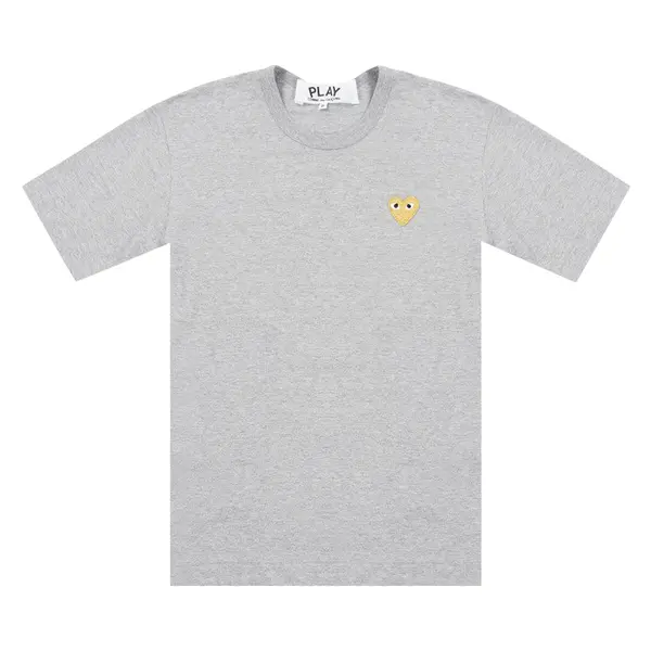Play Comme Des Garcon Gold Heart T-shirt - Grey