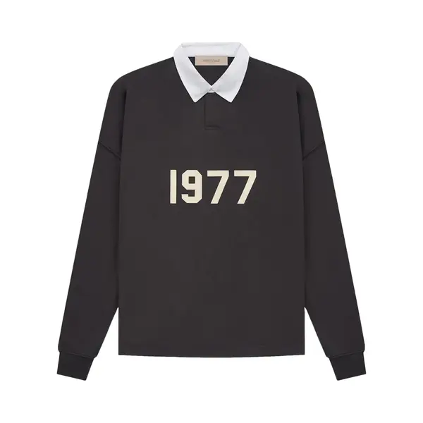 Fear Of God Rugby Polo 'iron - Black