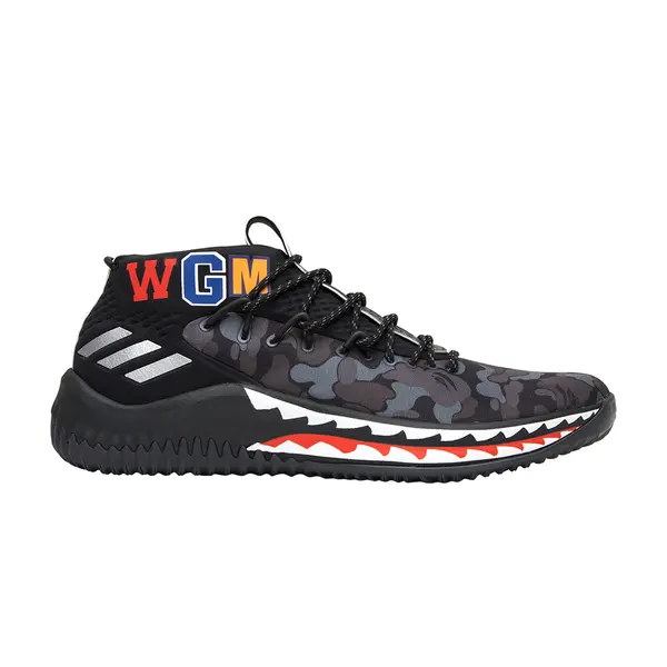 Adidas A Bathing Ape X Dame 4 Camo - Black