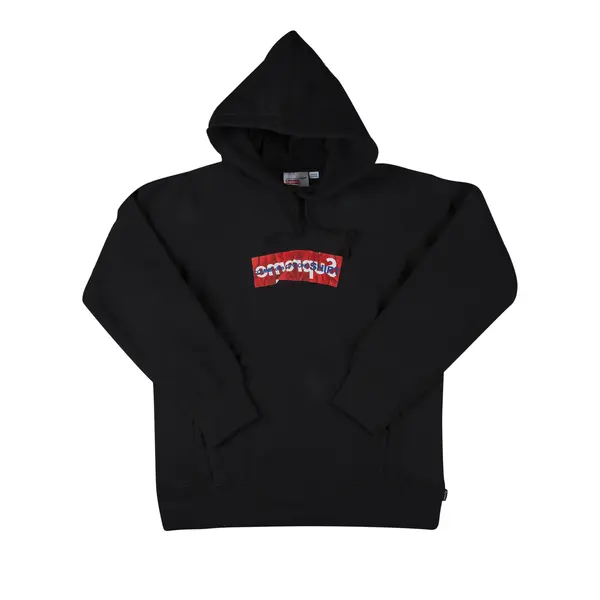Supreme X Comme Des Garçons Shirt Box Logo Hooded Sweatshirt - Black