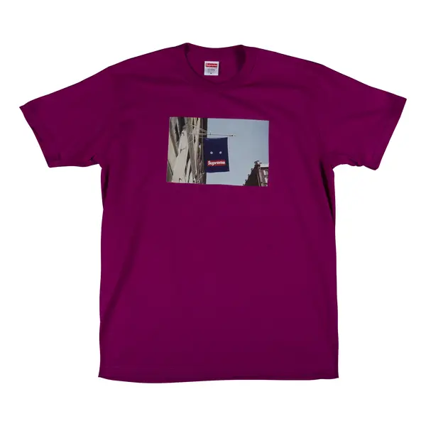Supreme Banner T-shirt 'magenta