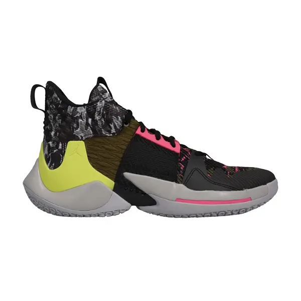 JORDAN Why Not Zer0.2 Pf 'tiger Camo' Sneakers - Grey