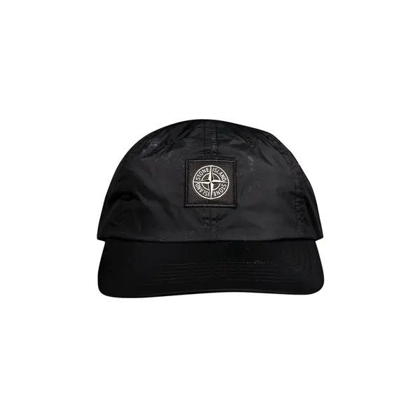 Supreme X Stone Island Nylon 6-panel Cap - Black