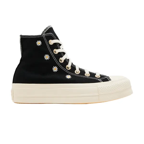CONVERSE Chuck Taylor All Star Lift Platform High 'festival Florals' Sneakers - Black