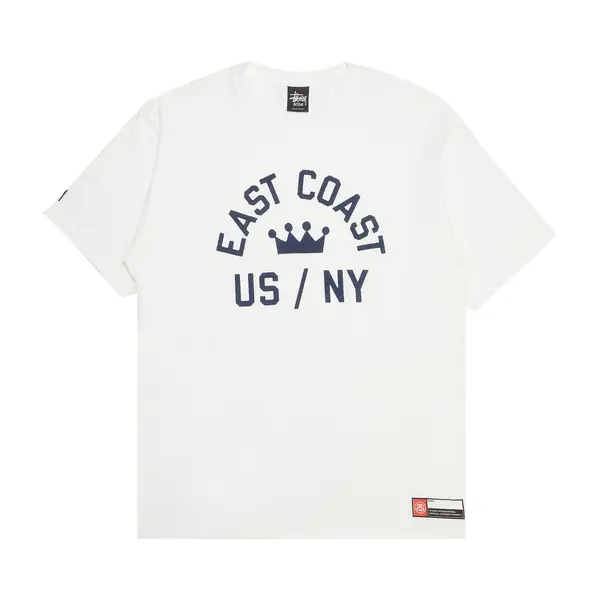 StÜssy East Coast Crown Us/ny Tee - White