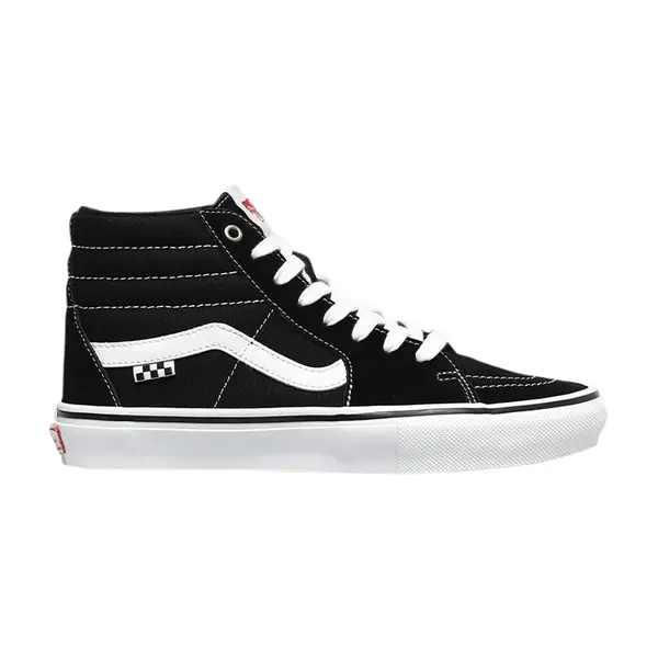 VANS Skate Sk8-hi Checkerboard Sneakers - Black