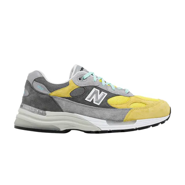 NEW BALANCE Amoeba Music X Nice Kicks X 992 Made In Usa Peace Through Music - Yellow