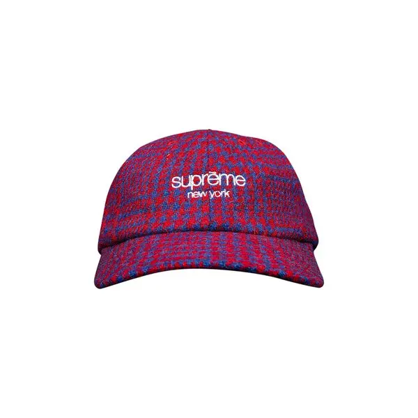 Supreme Harris Tweed Classic Logo 6-panel Cap - Multicolor