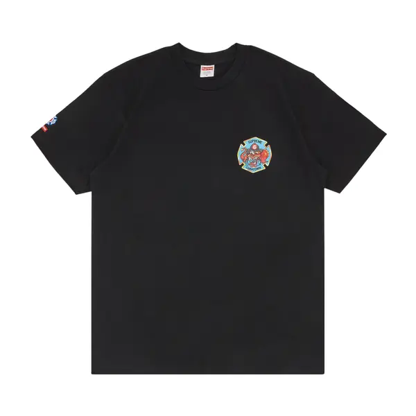 Supreme Fdny Engine 9 Tee - Black