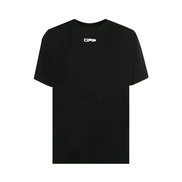 Off-White Airport Tape Oversize T-shirt /multicolor - Black