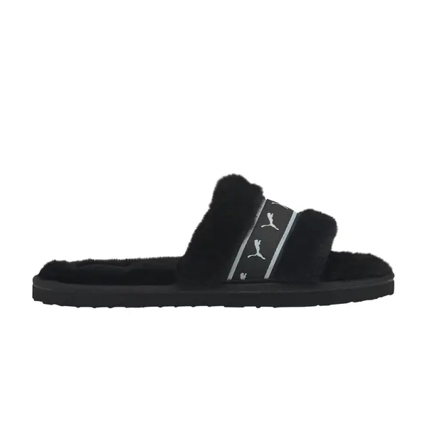 PUMA Fluff Remix Slide - Black